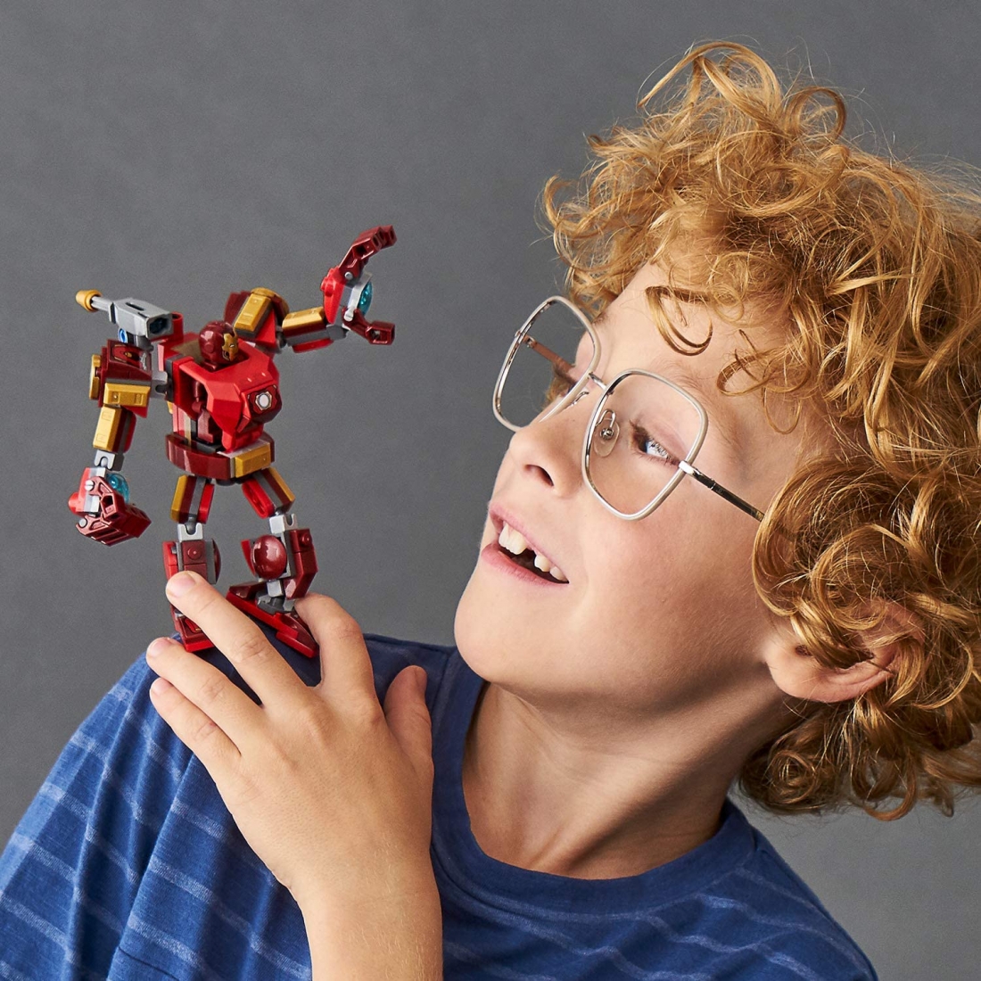 Lego Super Heroes Robot Iron Man 76140, LEGO Personaje - 101jucarii.ro